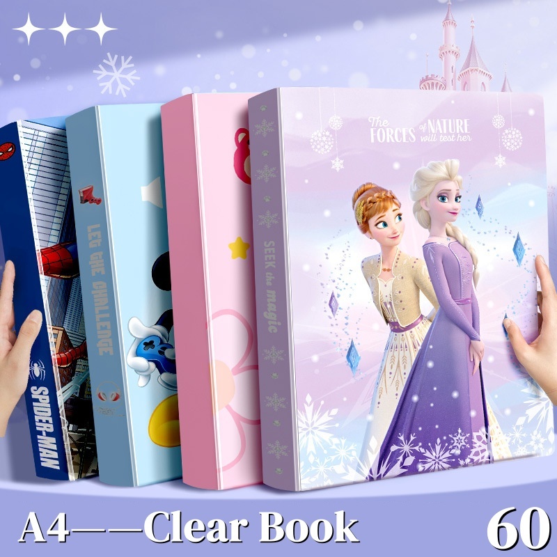 Clear Book A4 Folder Organizer Catoon File Organizer Folder For Kids 60 ...