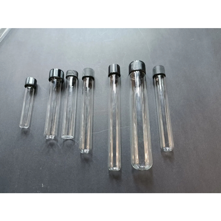 MT- Test Tubes Round Bottom Borosilicate Glass(5pcs per order black ...