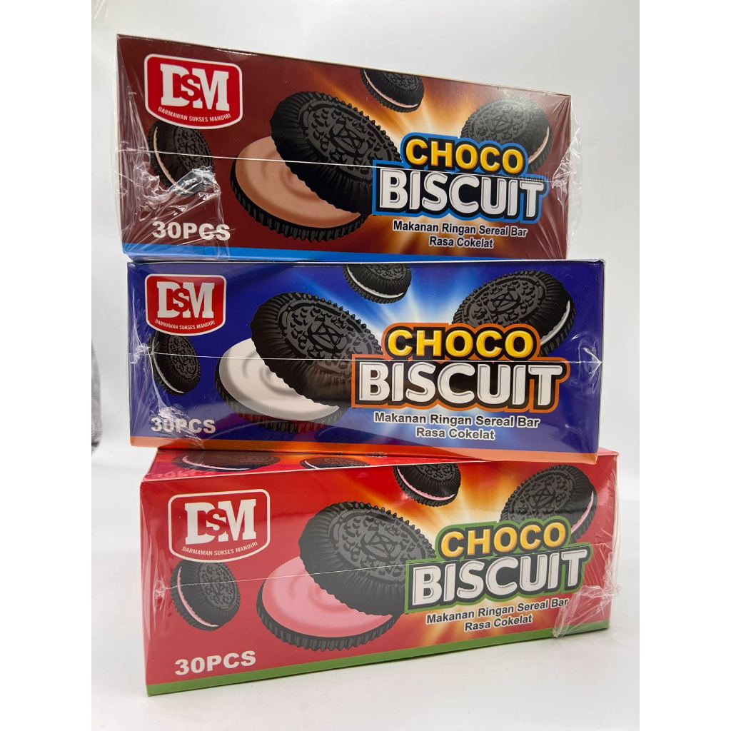 30pcs Choco Biscuit Strawberry Choco Cream SUGAR CRASH | Shopee Philippines