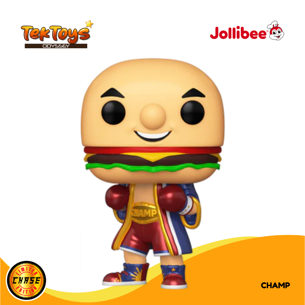 ORIGINAL FUNKO POP - JOLLIBEE - CHAMP #154 (CHASE) | Shopee Philippines