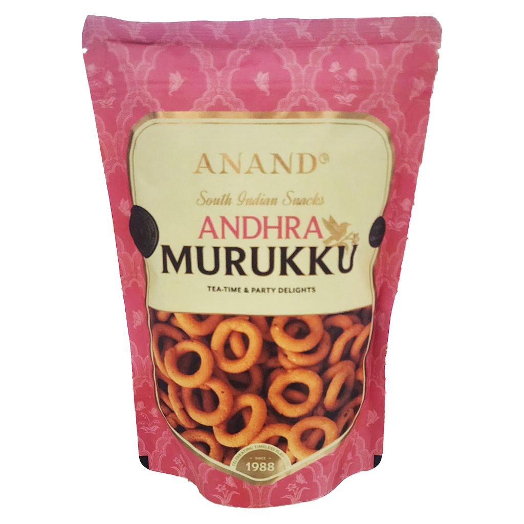 Anand Andhra Murukku Indian Snack - Twisted Spicy Rice Flour Sticks ...
