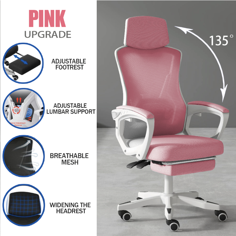 [Cod] Office Chair Gaming Chair Computer Chair Heavy Duty Ergonomic ...