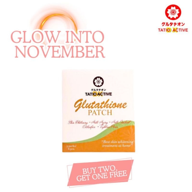 Buy 2 Take 1 TATIO ACTIVE Dx Glutathione Patch (Glow into November Buy 2 Get 1 on Tatio Active ...