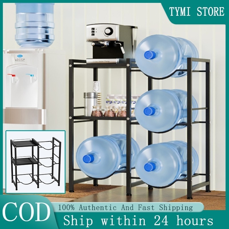 3 Tier Water Gallon Rack Heavy Duty Water Dispenser Stand Home Office ...