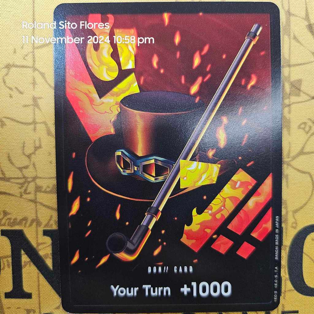 One Piece TCG [ENGLISH] PRB Don!! Card Sabo [ENGLISH VERSION] PRB01 ...