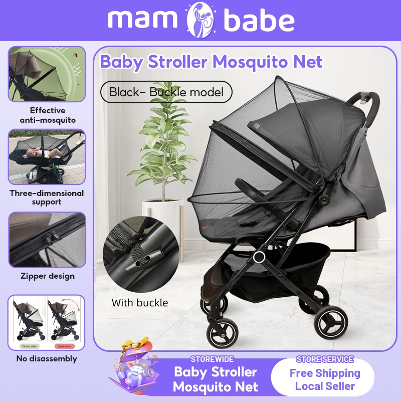 Baby Stroller Mosquito Net Full Cover Stroller Mosquito Net Baby ...
