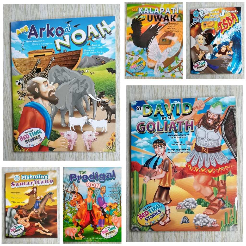ASSORTED Story books colored BIBLICAL The Best Bedtime Stories in full ...