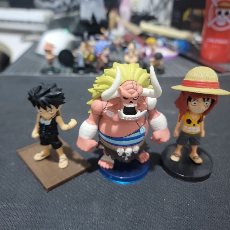 Authentic WCF LUFFY & LUFFY OARS One Piece Action Figure | Shopee ...