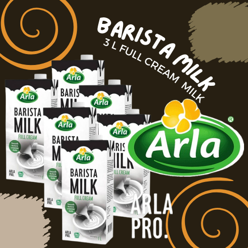 Arla PRO BARISTA FULL CREAM MILK 1L X6 - Perfect for Coffee Lovers ...
