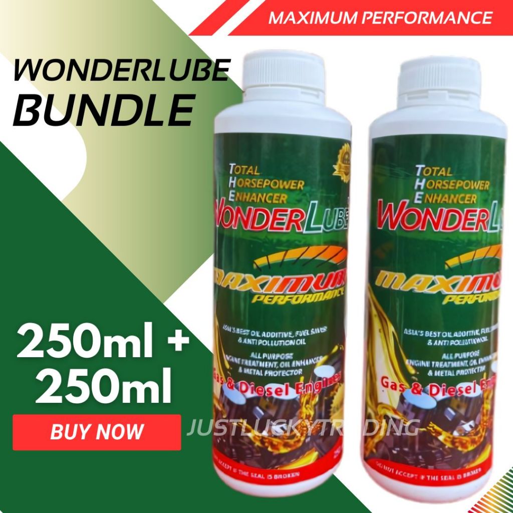 The Wonderlube (BUNDLE) Maximum Performance Oil Enhancer for Gas and ...