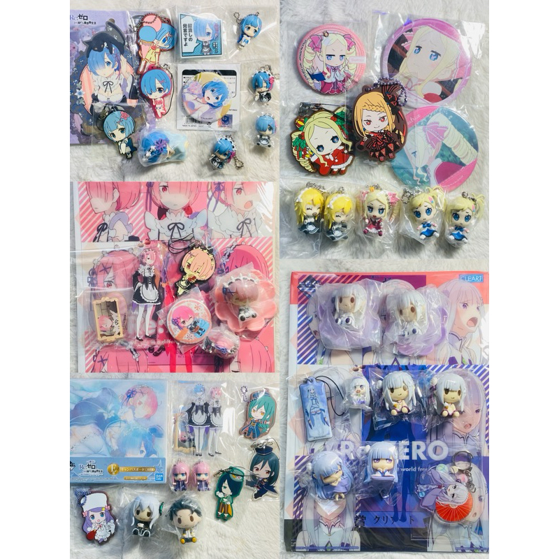 Re:zero anime merch | rem ram echidna Emilia | Rezero Chokonokko ...