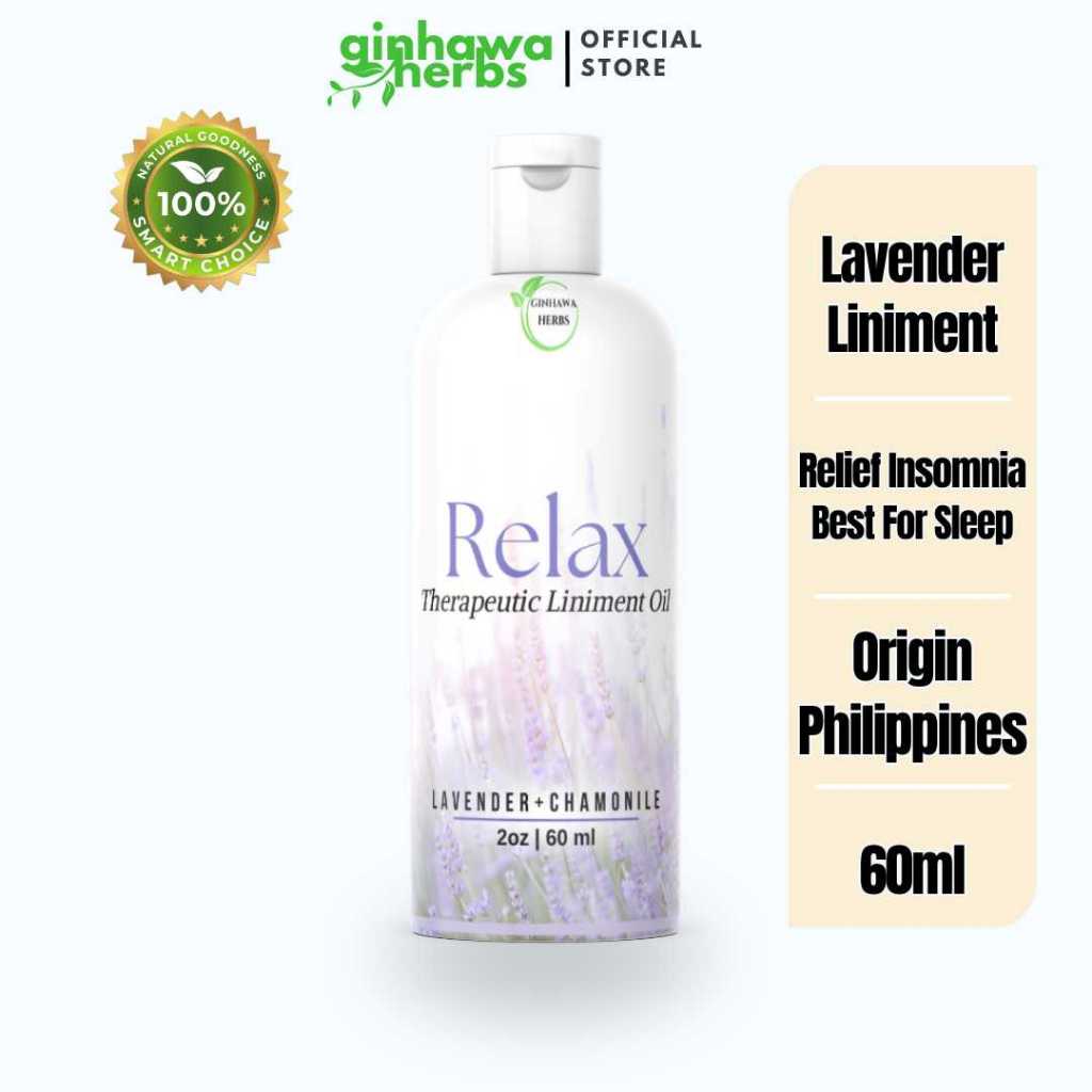 Pampawala ng Sakit na Liniment Massage Oil - 60ml Lavender Essential, Pang Hilot ng Katawan ...