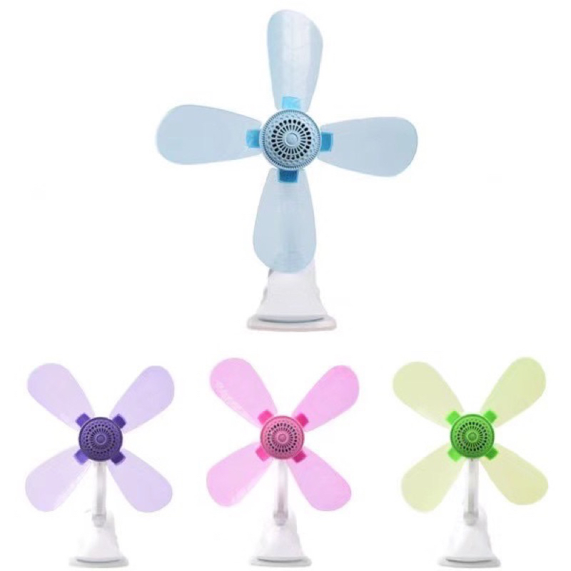 COD 4 Blades Mini Fan Home Electric Fan Table Clip Fan Portable Fan ...