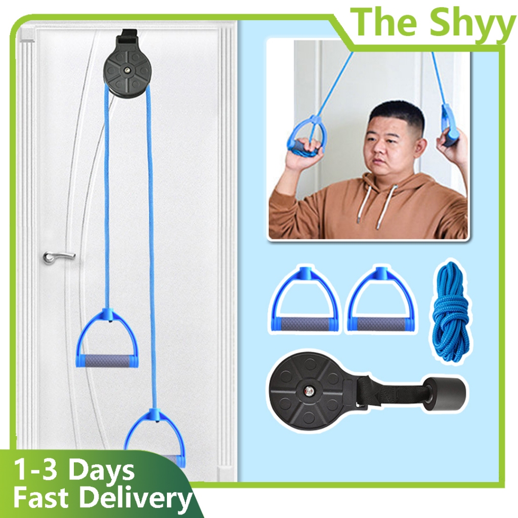 Shoulder Therapy Exercise Pulley System Arm Rehabilitation Over Door ...