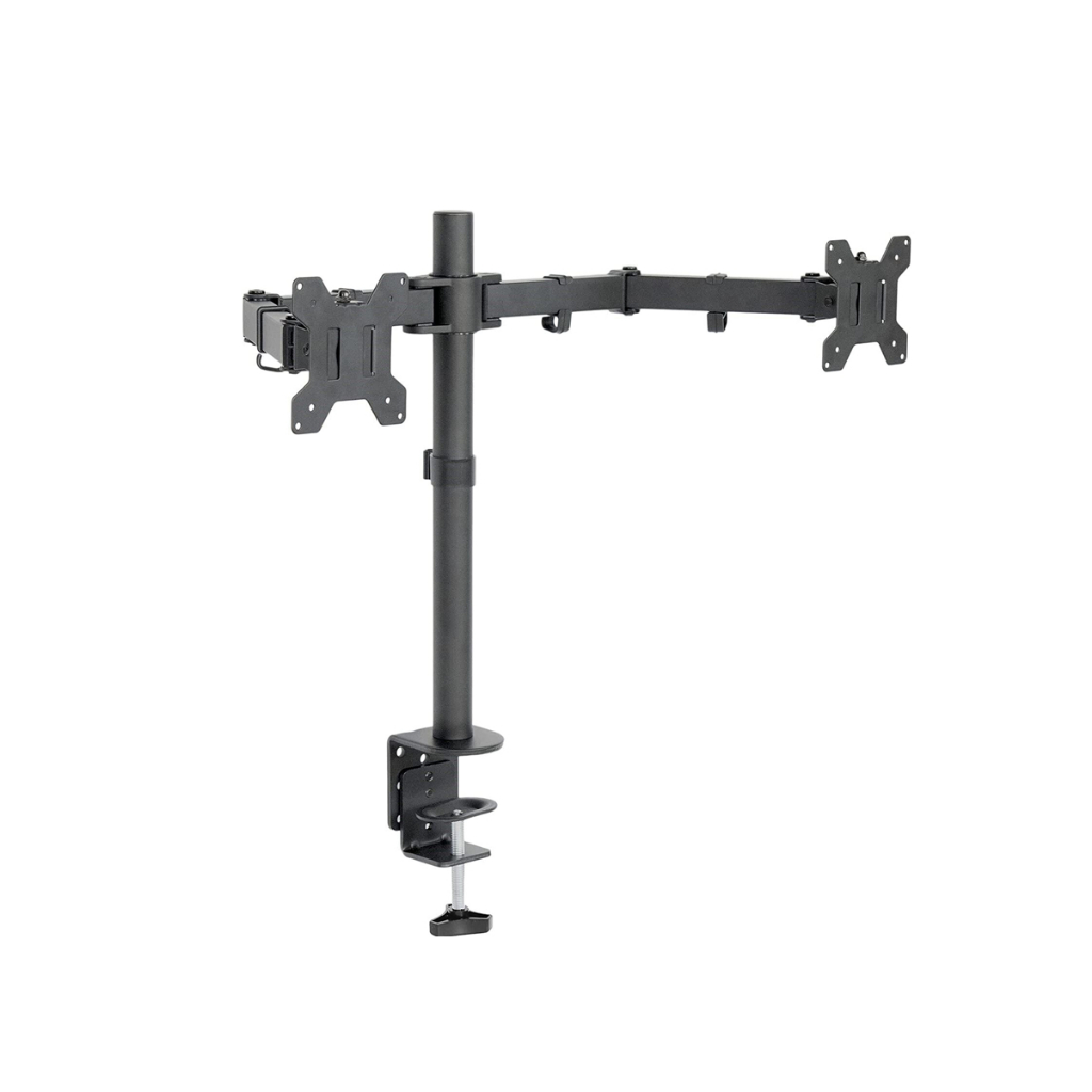 Inplay KMT-2 Dual Arm Monitor Stand Monitor Mount Adjustable With C Clamp Stand For 14-27 ...