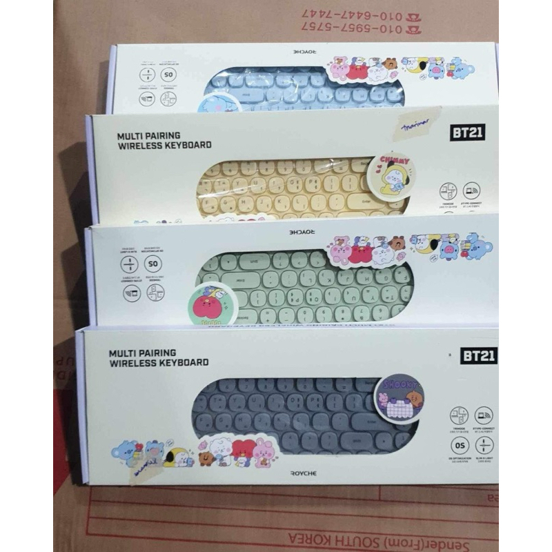 Official BT21 Little Buddy Multi Pairing Wireless Keyboard from Korea 🇰🇷 | Shopee Philippines