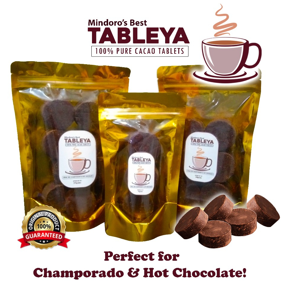 Tablea de Mindoro 100% Pure Cacao Healthy Tableya Premium Chocolate ...