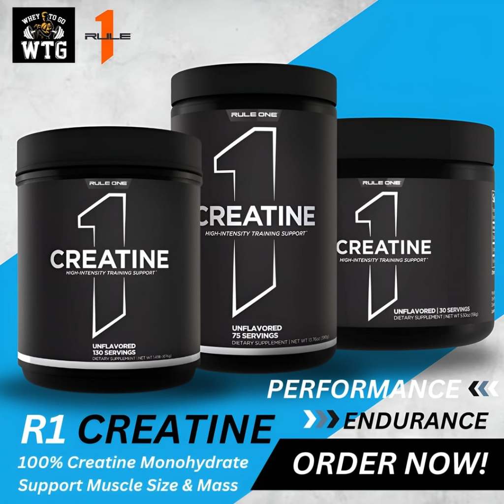 Rule 1 creatine powder 30, 60, 75 or 130 servings | Shopee Philippines