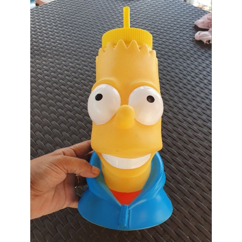 Bart Simpson water bottle. Collectible | Shopee Philippines