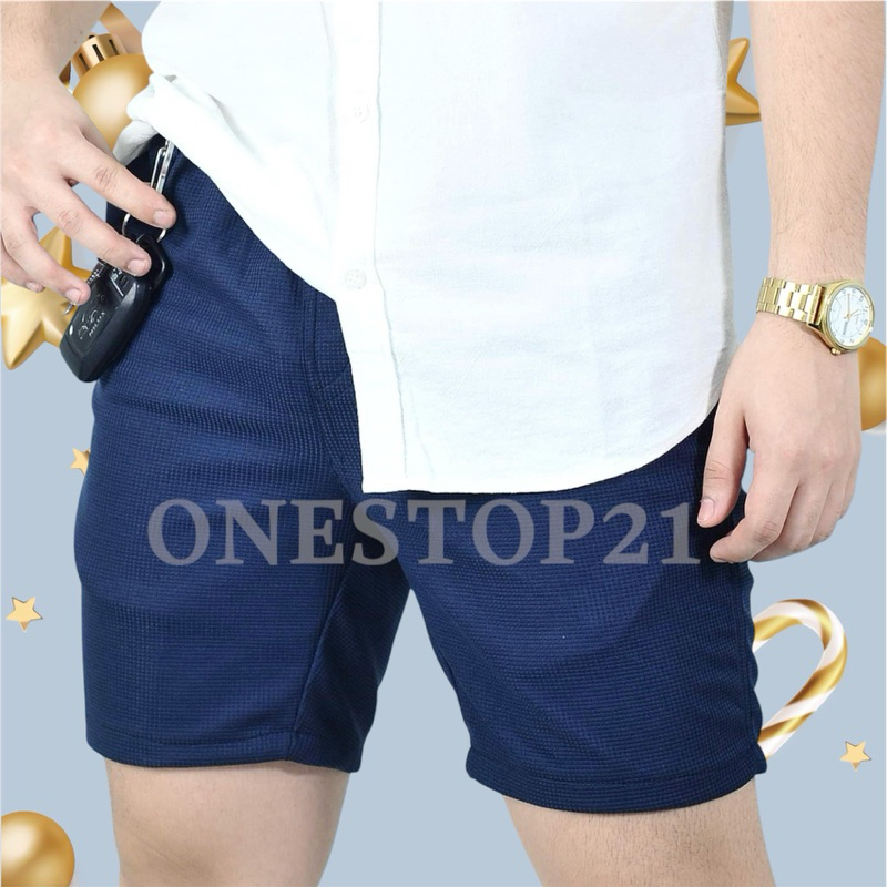waffle shorts premium(tokong style) | Shopee Philippines