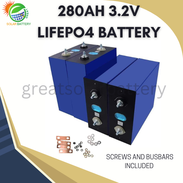 BRANDNEW Grade A 280AH CORNEX/EVE/HITHIUM 3.2V Prismatic Lifepo4 Lithium Ion Battery Cells ...