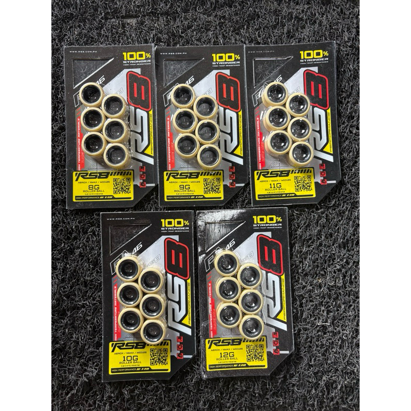 Fly ball Roller ball aerox nmax mioi 125 10g 11g 12 g 6pcs | Shopee ...