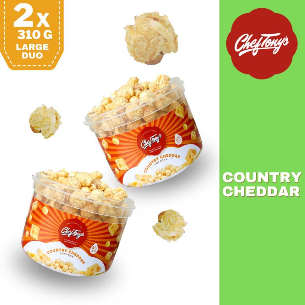 Chef Tony's Popcorn 2 Large Tub Country Cheddar Bundle (BB) | Shopee ...