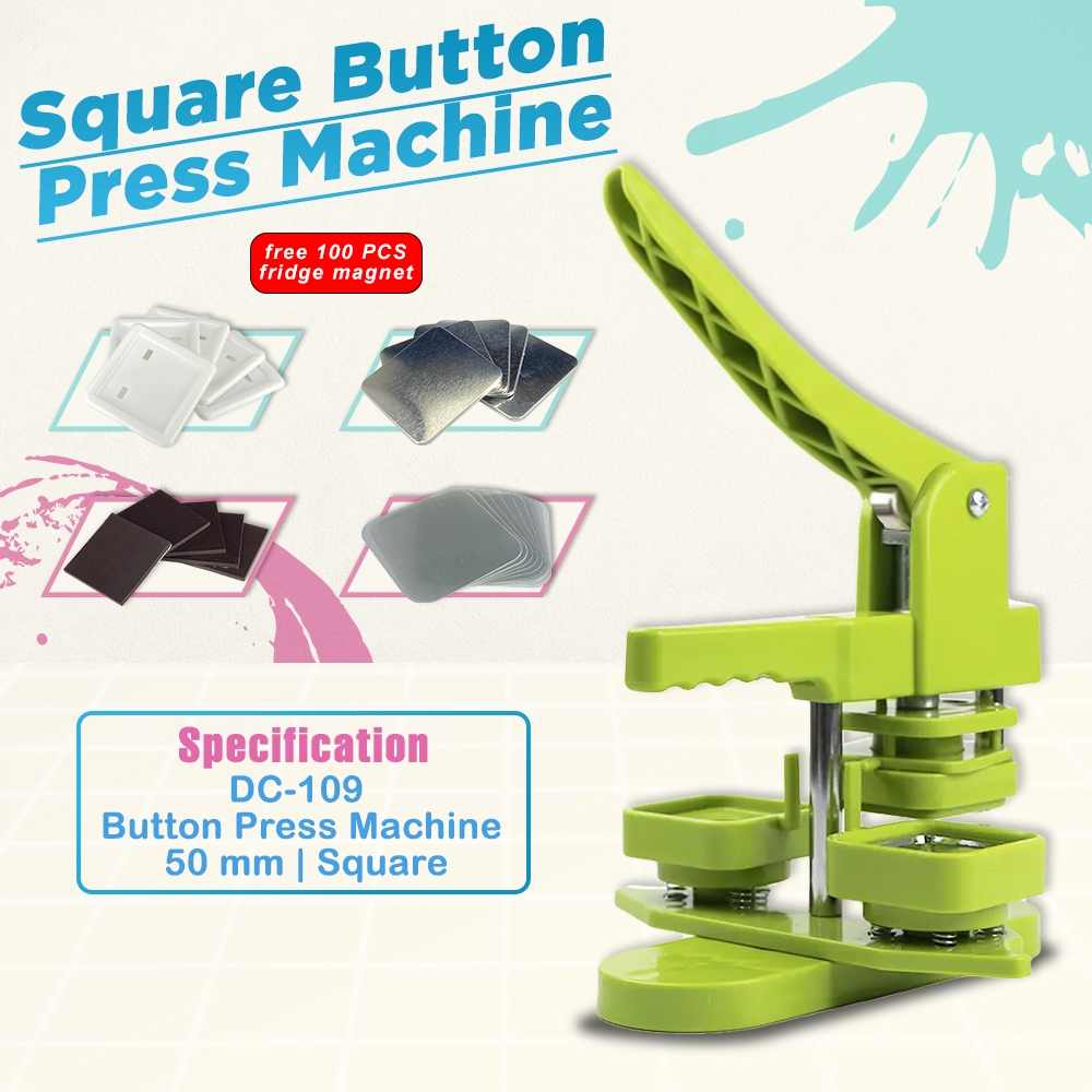 Portable Button Maker Machine Fridge Magnet DIY Pin Button Handmade ...