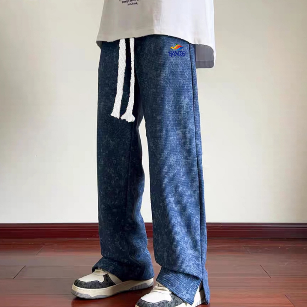 BANGUS High Quality Corduroy Pants for Men Korean Baggy Straight Cut ...