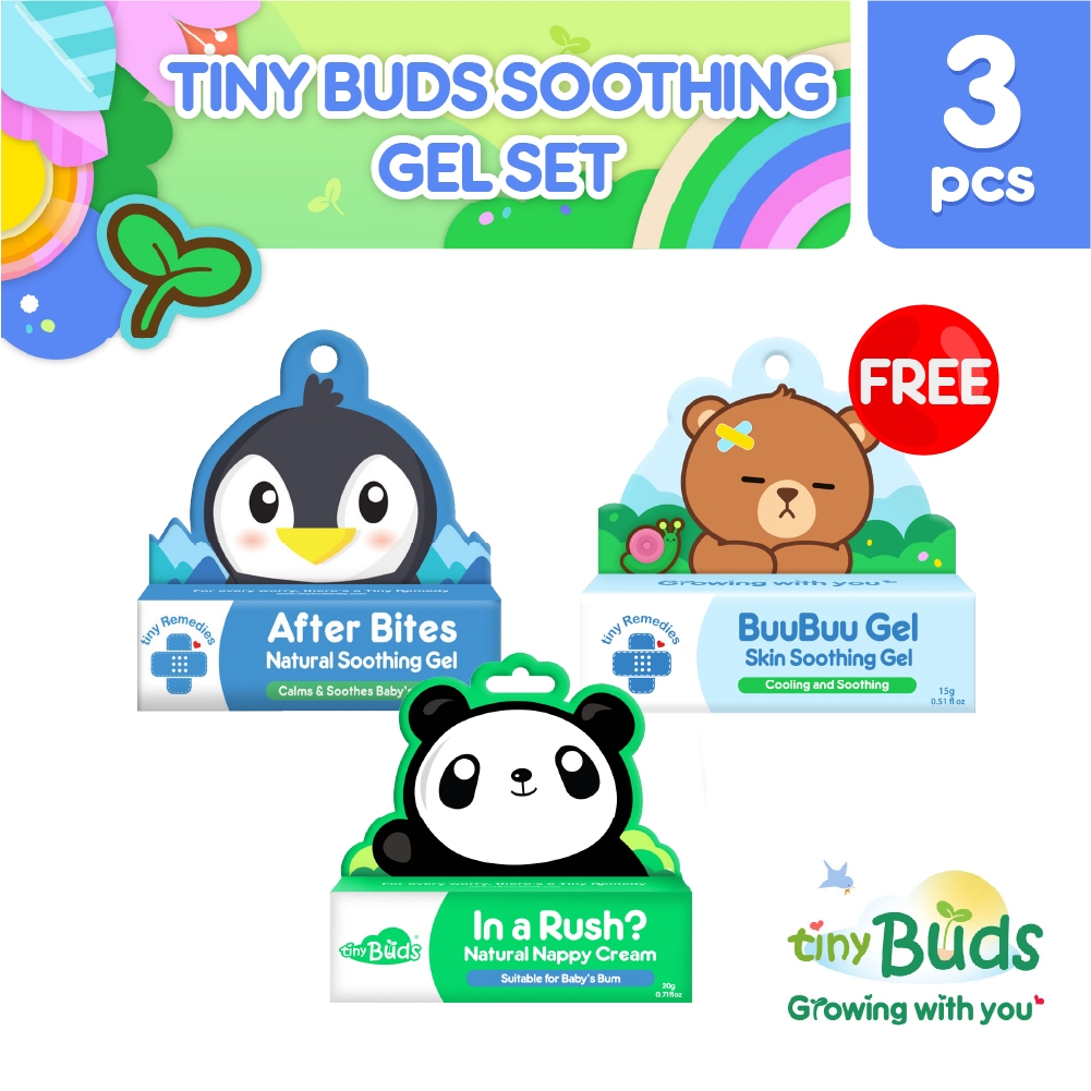 Tiny Buds Soothing Gel Set with After Bites, In A Rush and FREE BuuBuu ...