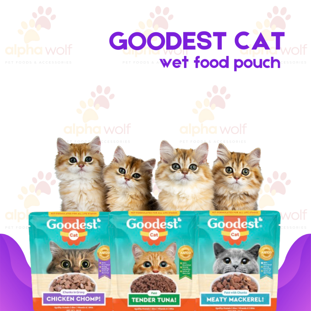 Goodest Cat Wet & Dry Food in Pouch 85g | Shopee Philippines