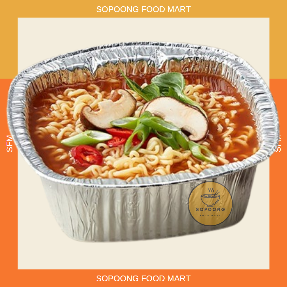 KOREAN Disposable Aluminum Foil Ramen Bowl Food Container 50s-150s ...