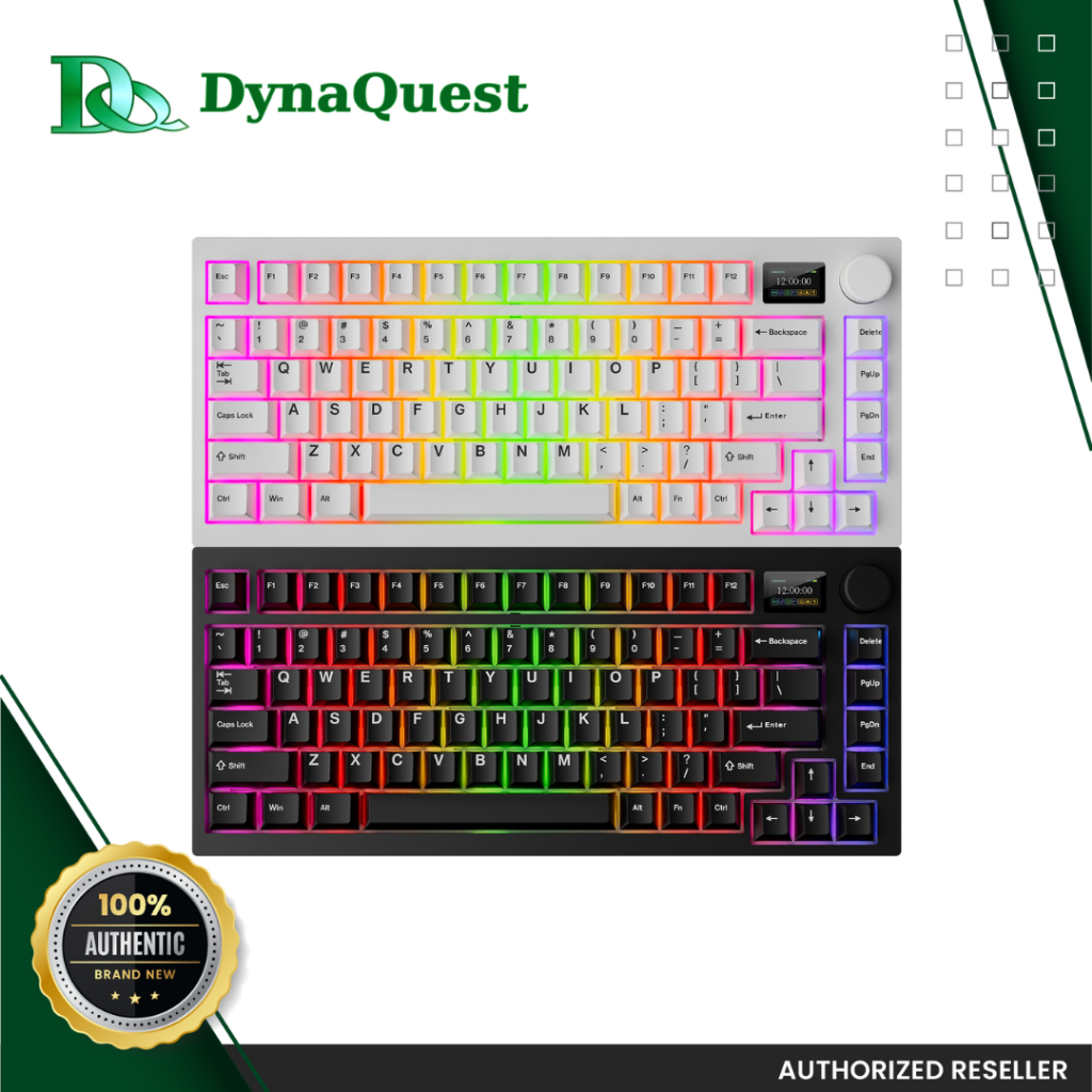 Tecware Spectre 75 LCD 3-Mode Cocoa Brown Tactile Gaming Keyboard ...