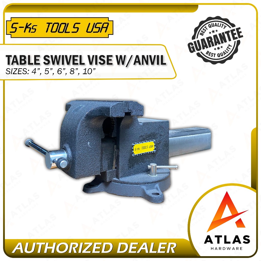 SKS Tools Table Swivel Vise w/Anvil | Shopee Philippines