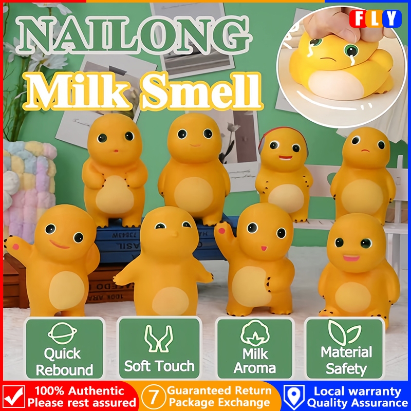 Little Milk Dragon PU Lovely Rebound Toy Cute Dragon Decompression ...