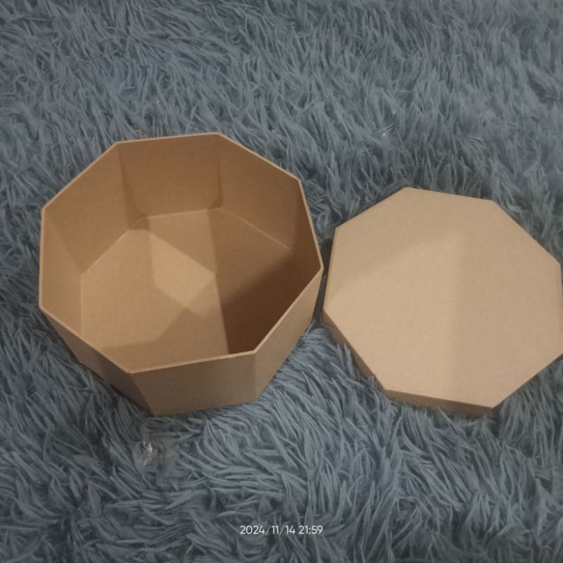 octagon pot box (17x17x9cm) | Shopee Philippines