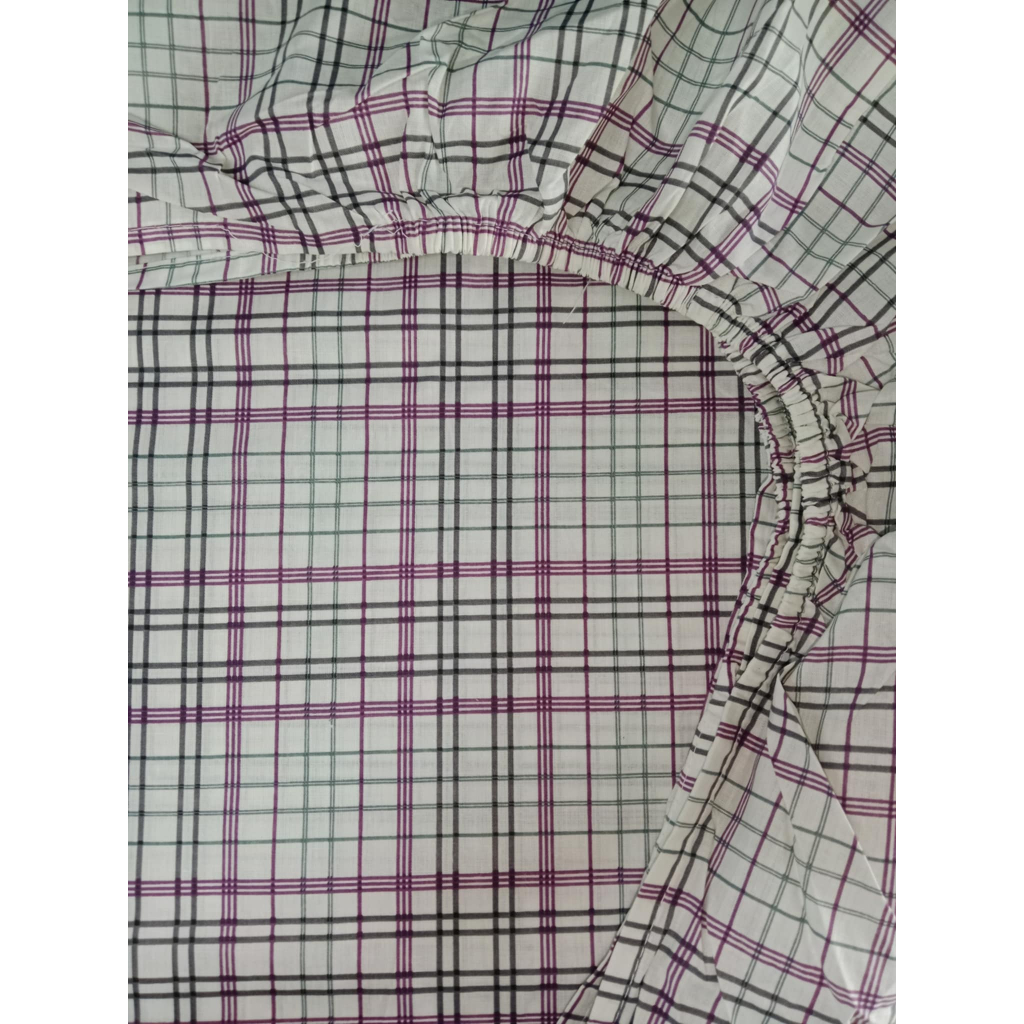 Checkered Design Twin size Premium Fitted Bedsheet G3 | Shopee Philippines