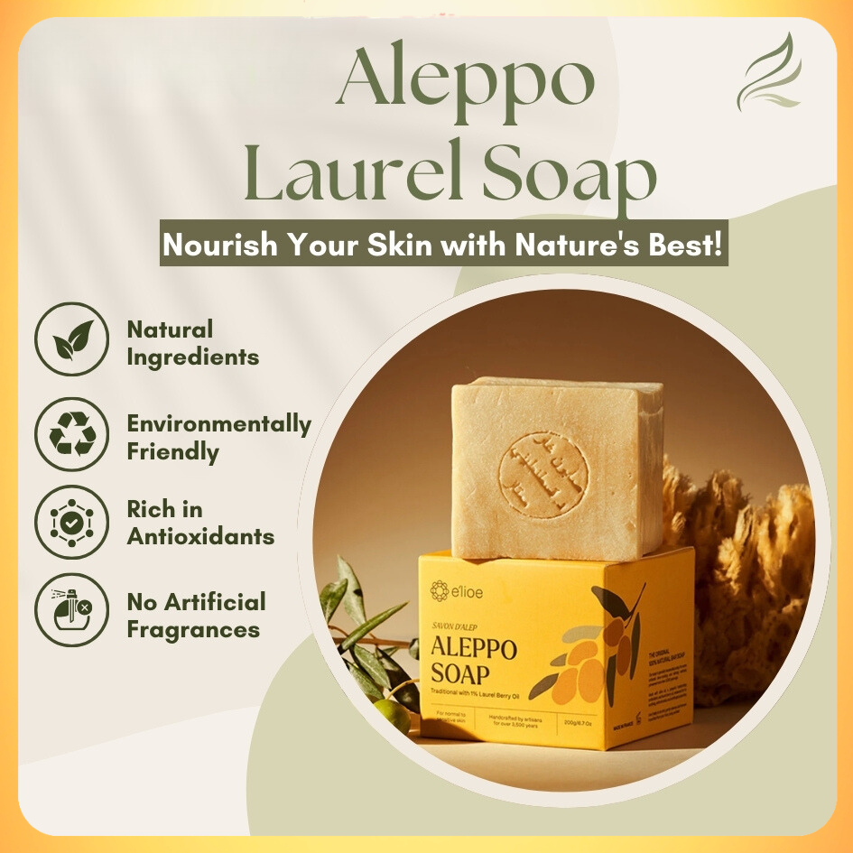 SABUN MINYAK ZAITUN ASLI 100% | PURE ALEPPO OLIVE & LAUREL OIL | BAY ...