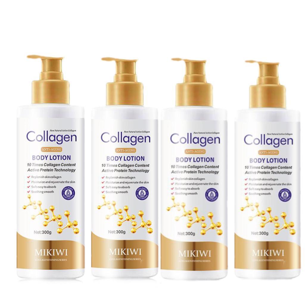 Buy 1 take 3 300g Collagen Whitening Body Lotion Moisturizing Firming Skin Improve Dark Skin ...