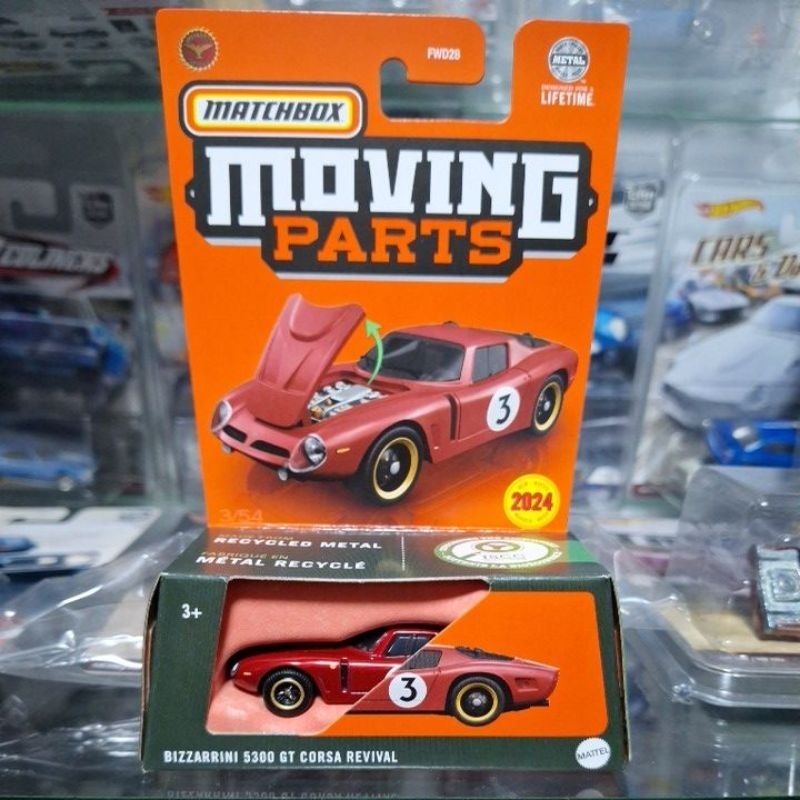 Bizzarrini 5300 GT Corsa Revival, 2024 Matchbox Moving Parts Case N ...