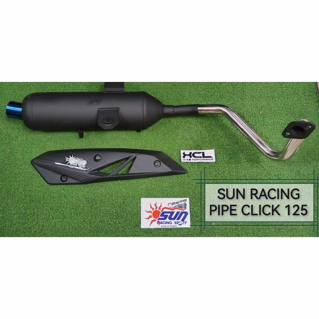 SUN RACING PIPE ADJUSTABLE STAINLESS WITH BLUE TIP FOR NMAX V2/AEROX V2 ...