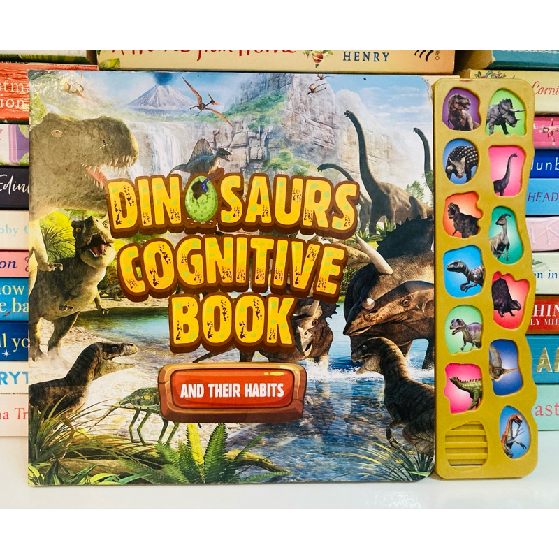 Dinosaurs Cognitive Book (Working Sound Book) | Shopee Philippines