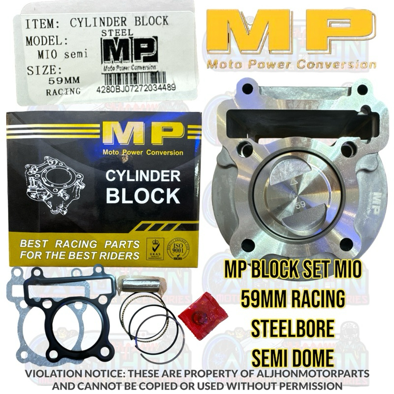 MP 59MM MIO SPORTY CYLINDER BLOCK SET (Semidome) | Shopee Philippines