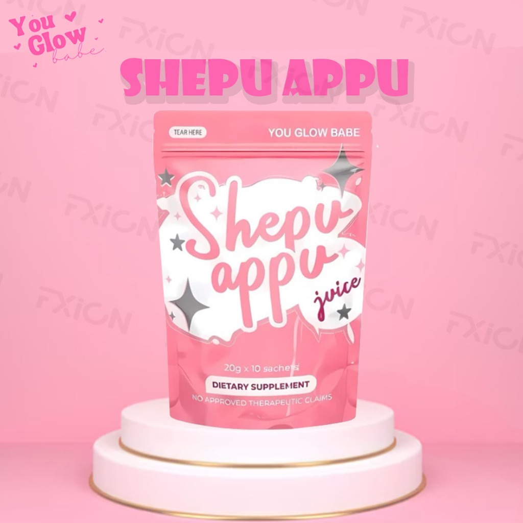 SHEPU APPU YOU GLOW BABE SLIMMING WHITENING DRINK JUICE 10 Sachets 150g ...