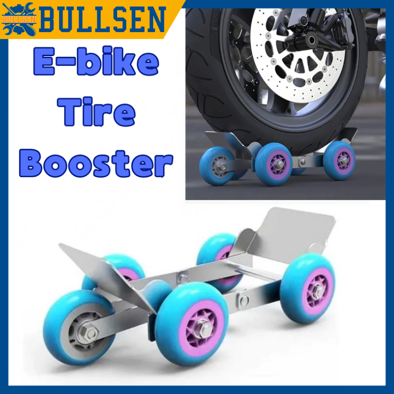 E-Bike Flat Tire Booster Trailer Moving Wheel Puller Booster Blowout ...