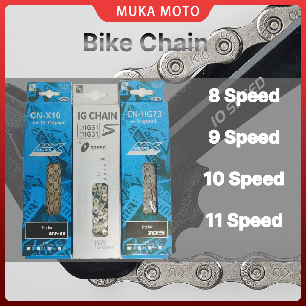 Bike Chain 8 9 10 11 Speed Kadena Ng Bike with Missing Link for MTB BMX ...