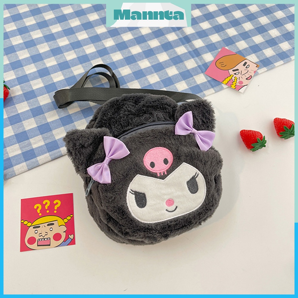 Small Kuromi Bag Kuromi Shoulder Bag Kuromi Sling Bag Cute Plush Bag ...