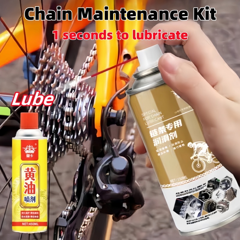 Chain Maintenance Kit Chain Cleaner Rust and Corrosion Protection chain ...