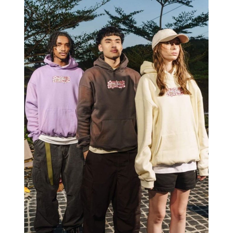 DBTK SAKURA SUN-DRIED HOODIE "Cream & Gray" | Shopee Philippines