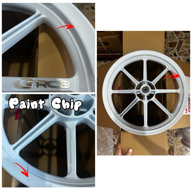 RCB SP800 8 Spokes Mags Honda Click 160 ONLY 4 Holes 2.15 x 3.50 x14 DI ...